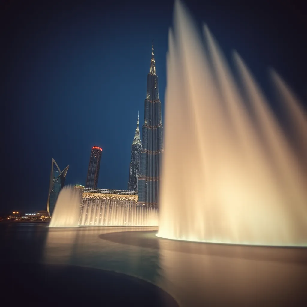 Discover Burj Fountain Show Timings in Dubai