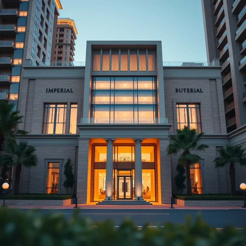 Exploring the Imperial Building in Silicon Oasis